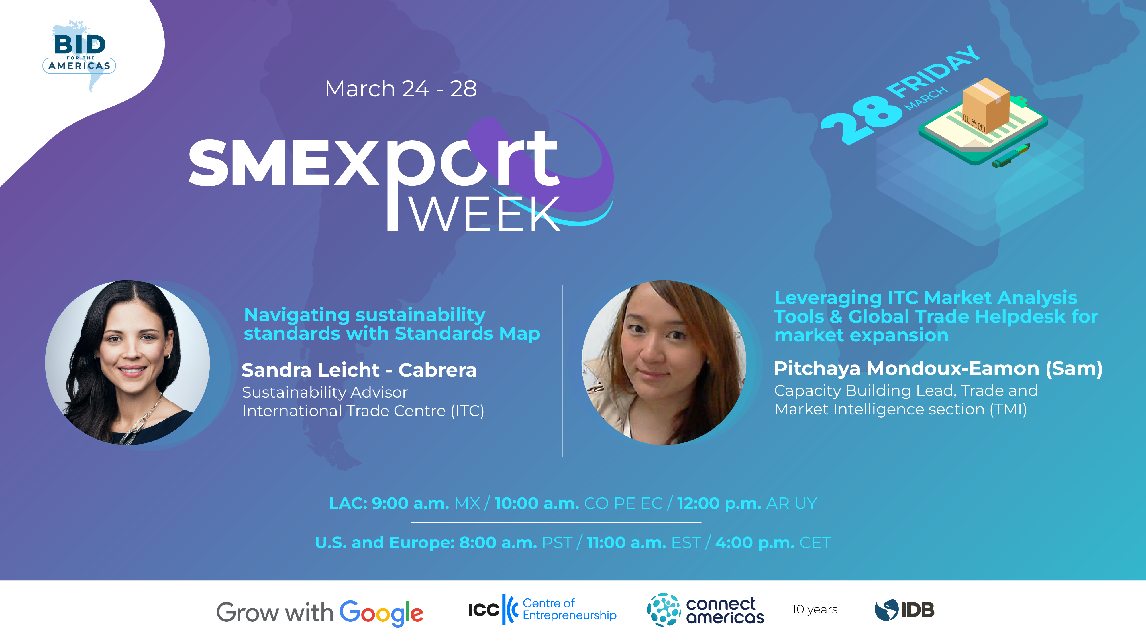 SMExport Week Day 5 | International Trade Centre Tools | ConnectAmericas